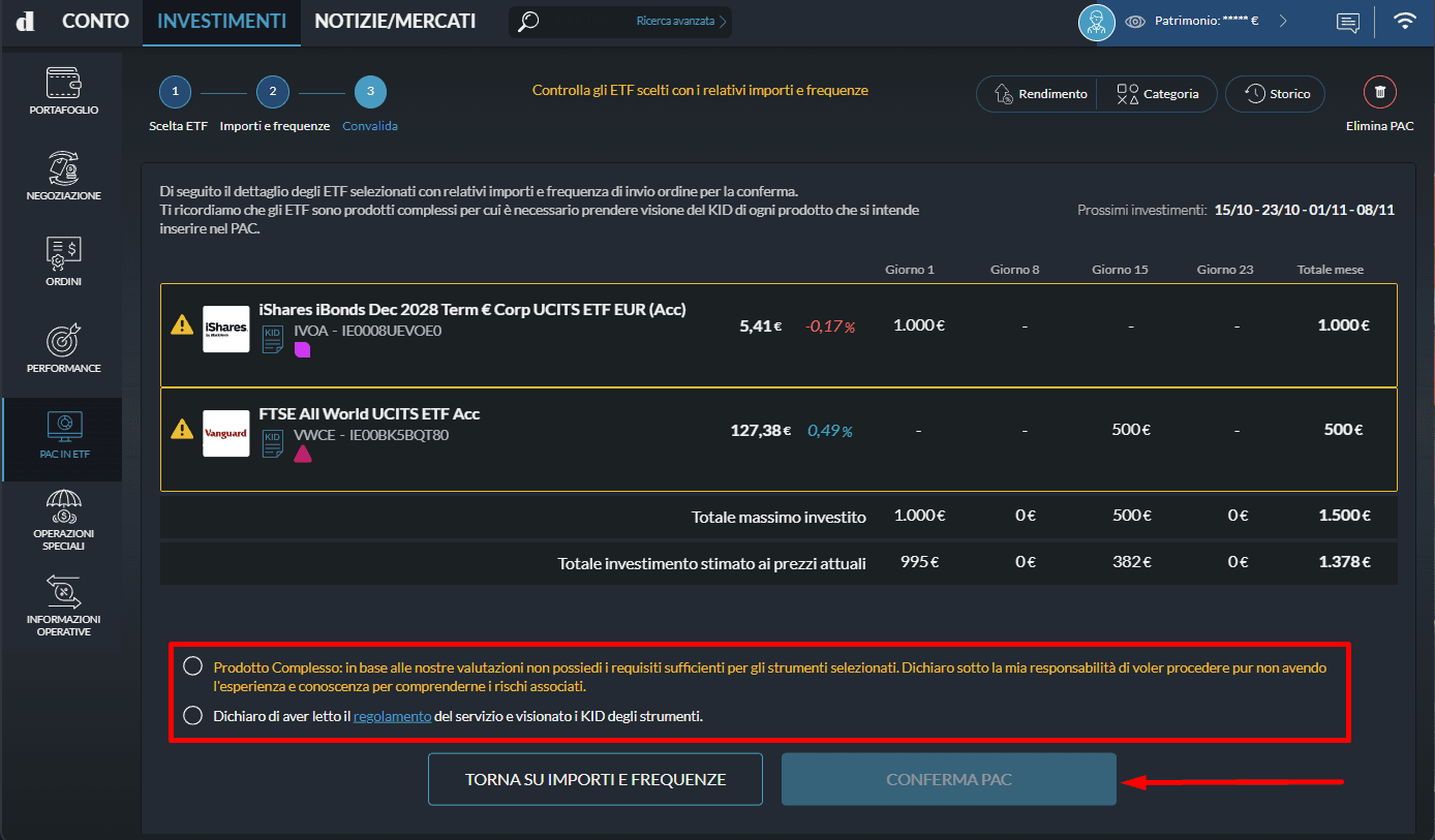 PAC ETF Directa: Opinione dopo 2 anni | Conviene? • investimi.com